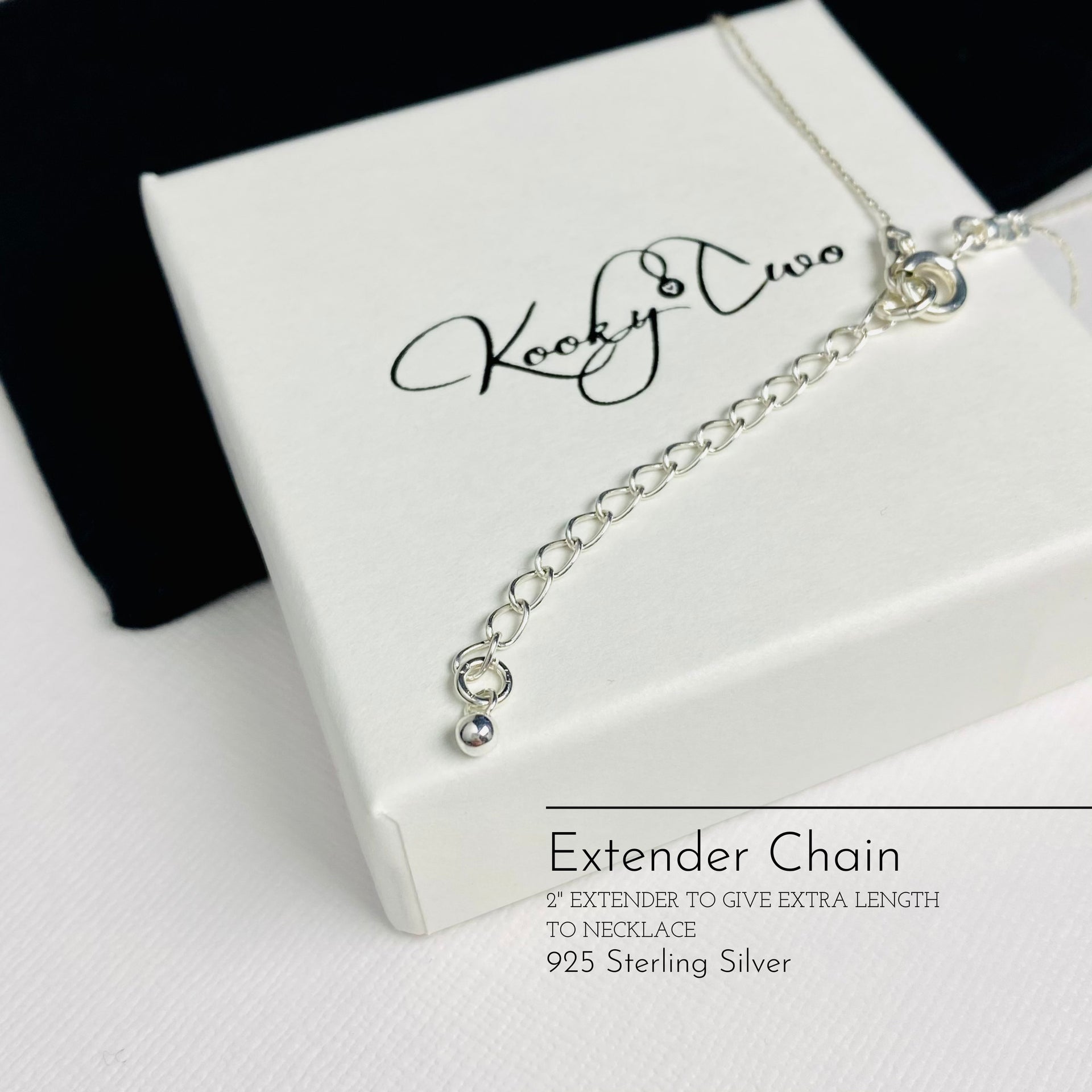 Silver Heart Necklace | Sterling Silver Tiny Heart Necklace | KookyTwo
